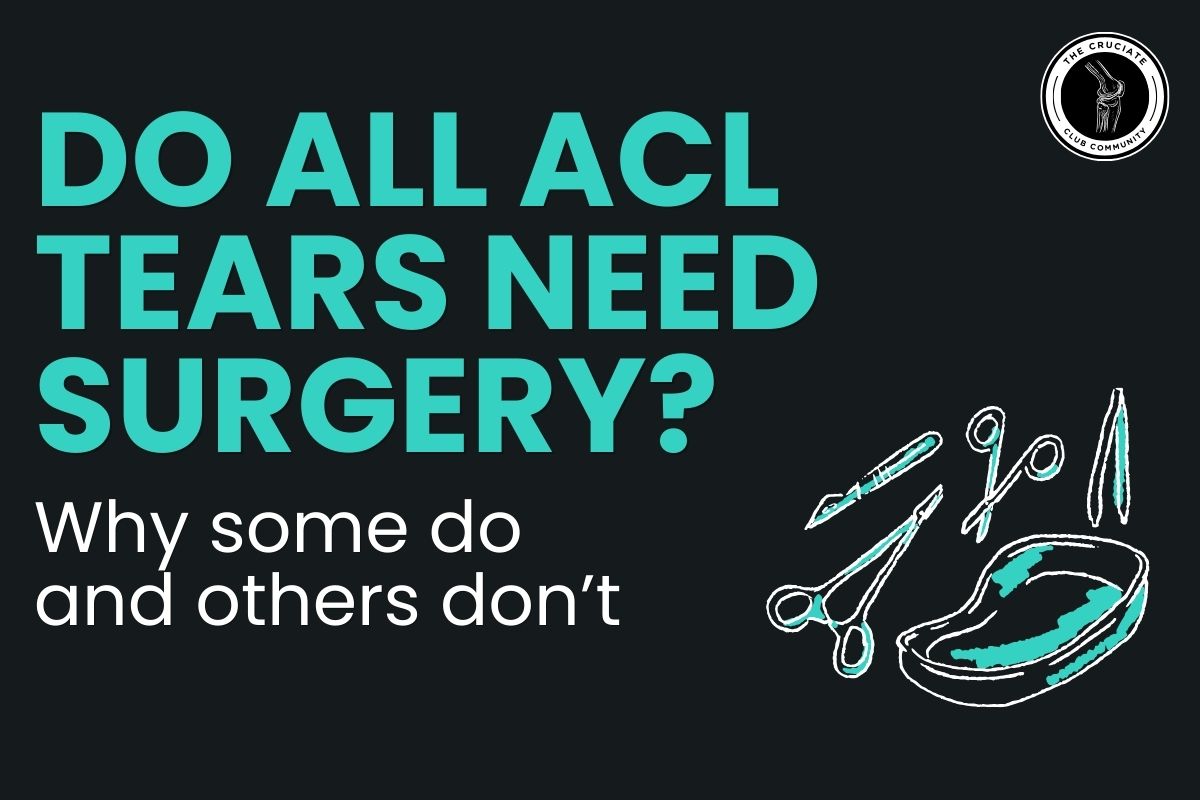 Do All ACL Tears Need Surgery? A Specialist Explains | AG Injury Rehab ...